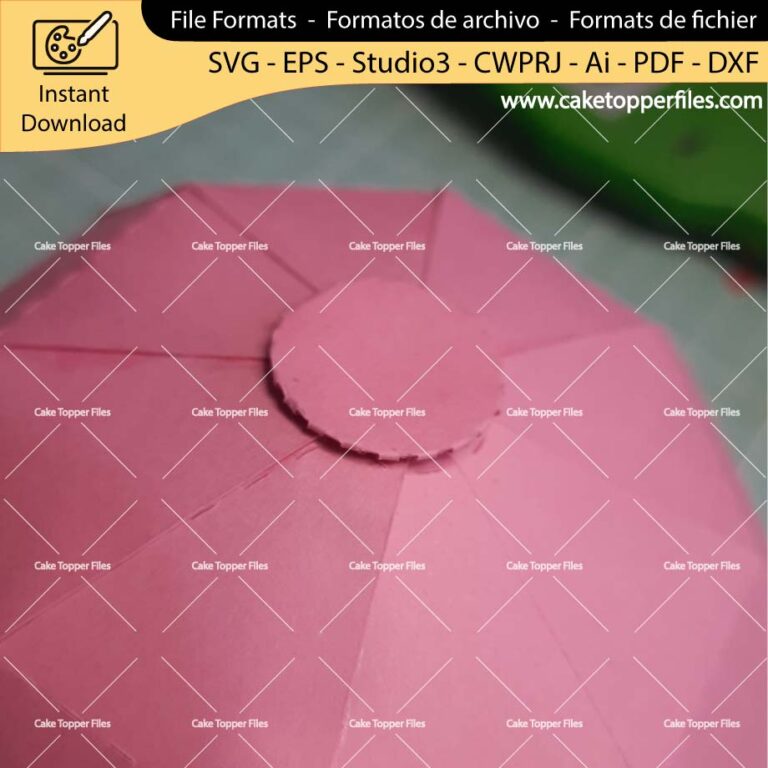 3D Cap Hat Foldable Digital Cutting File